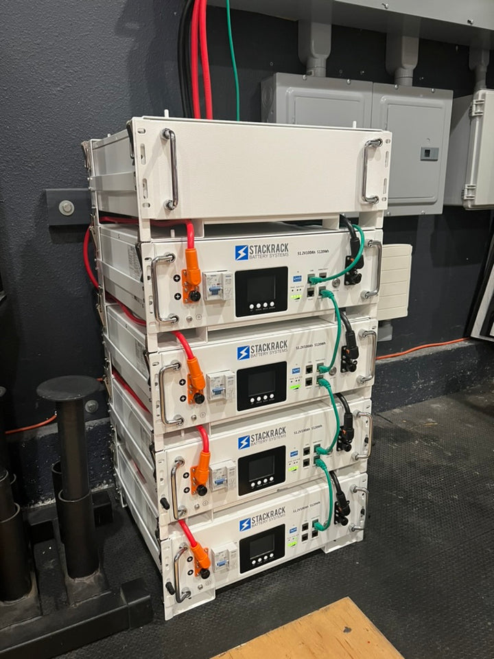 SR Bracket | Stack up to 40 kWh | Indoor-rated | Floor-Mount – StackRack Battery Systems