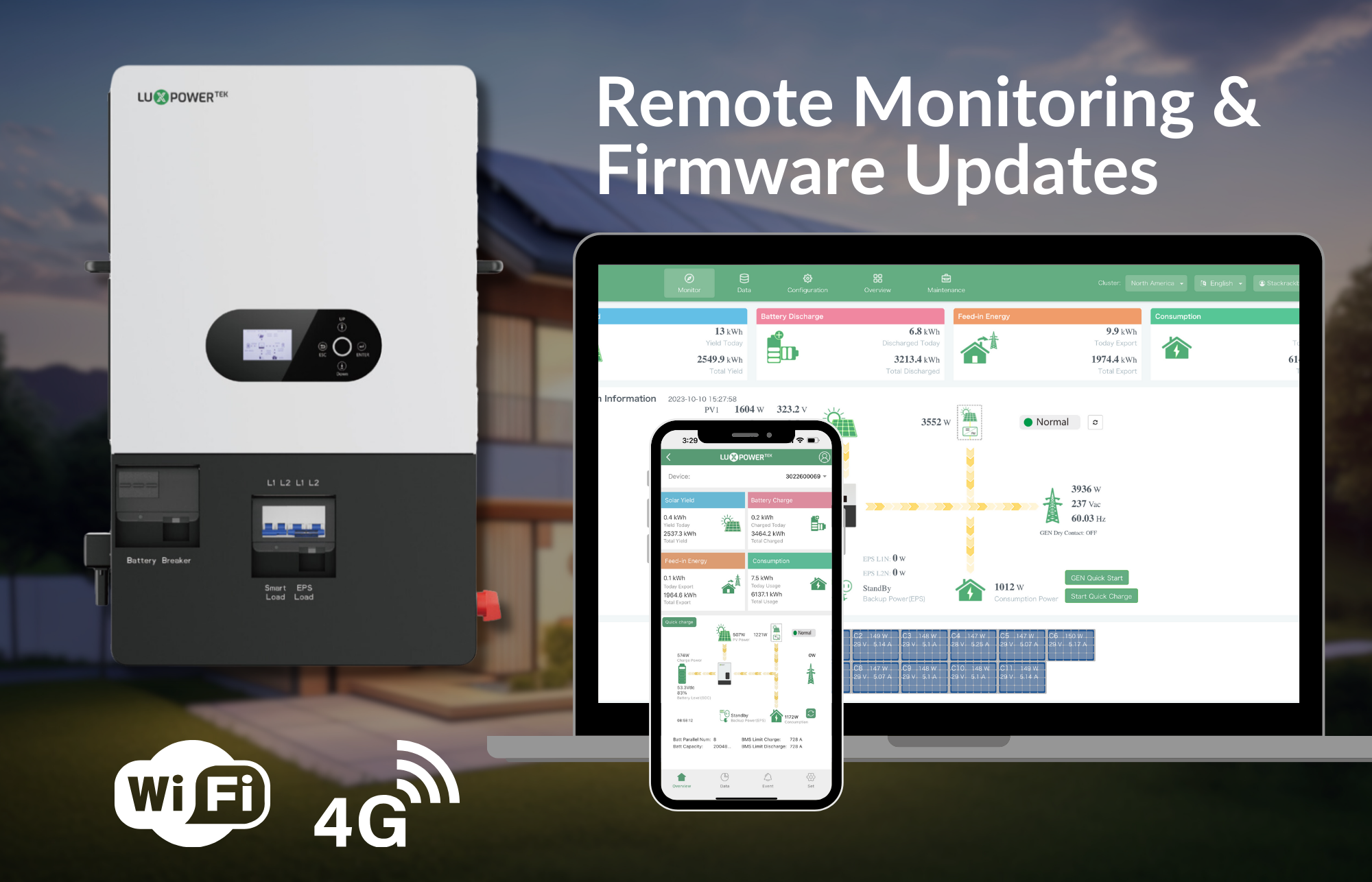 Luxpower SNA 12K Inverter | 24kW PV Input | 12000W Output | 48V 120 ...